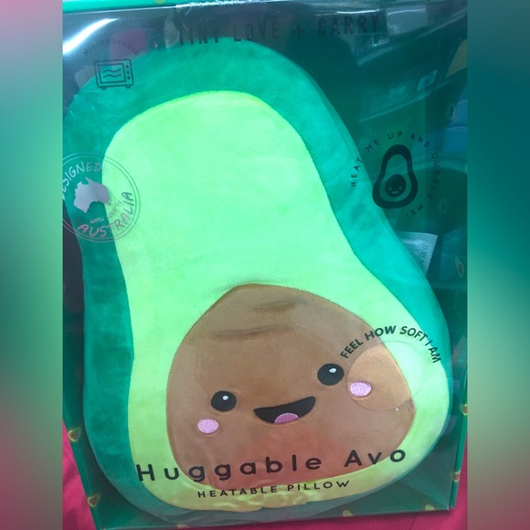 Huggable Avo | Bedding | New Huggable Avo Heatable Pillow | Poshmark